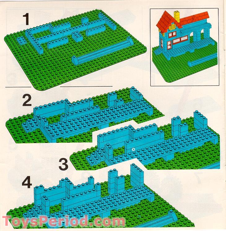 LEGO 402-1 Universal Building Set Instructions and Parts List