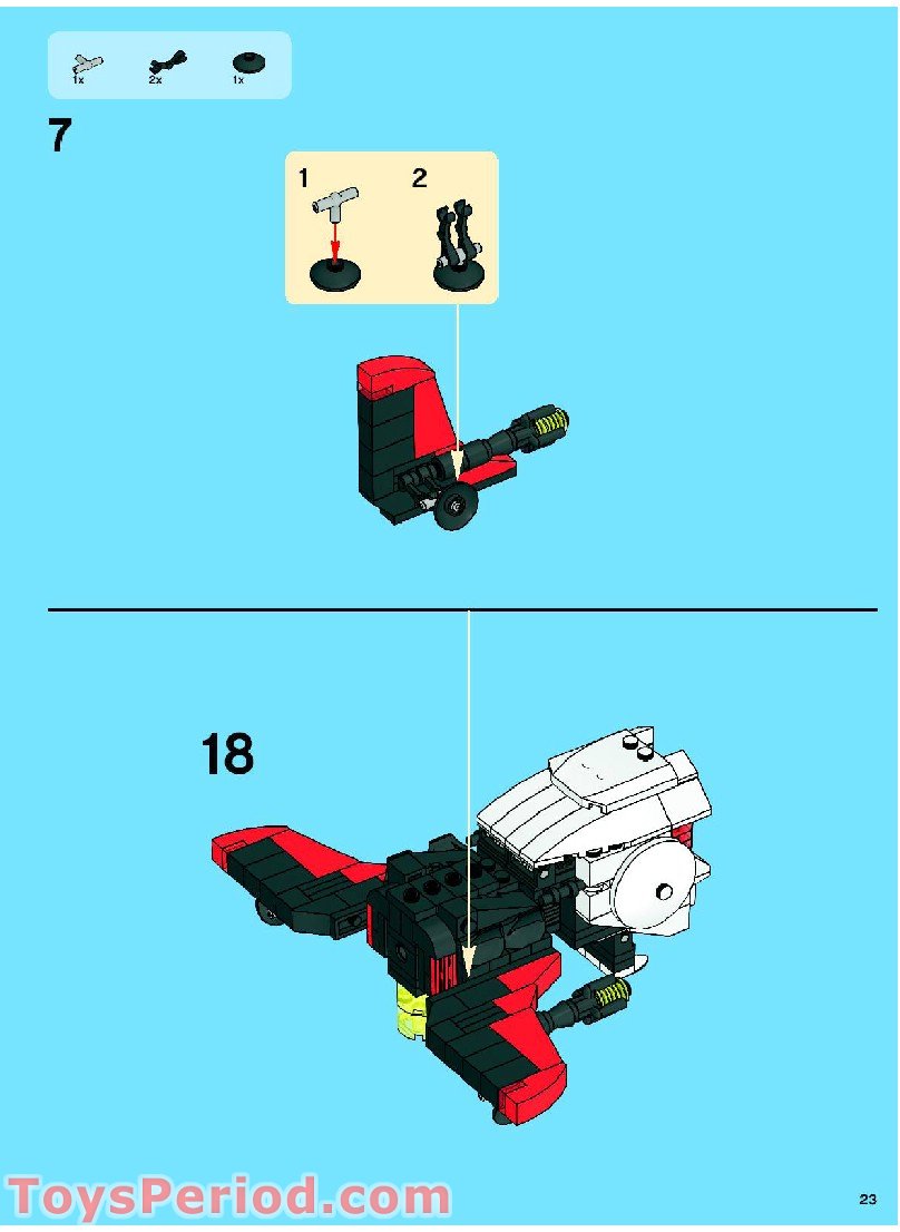 LEGO 10192 Space Skulls Instructions and Parts List