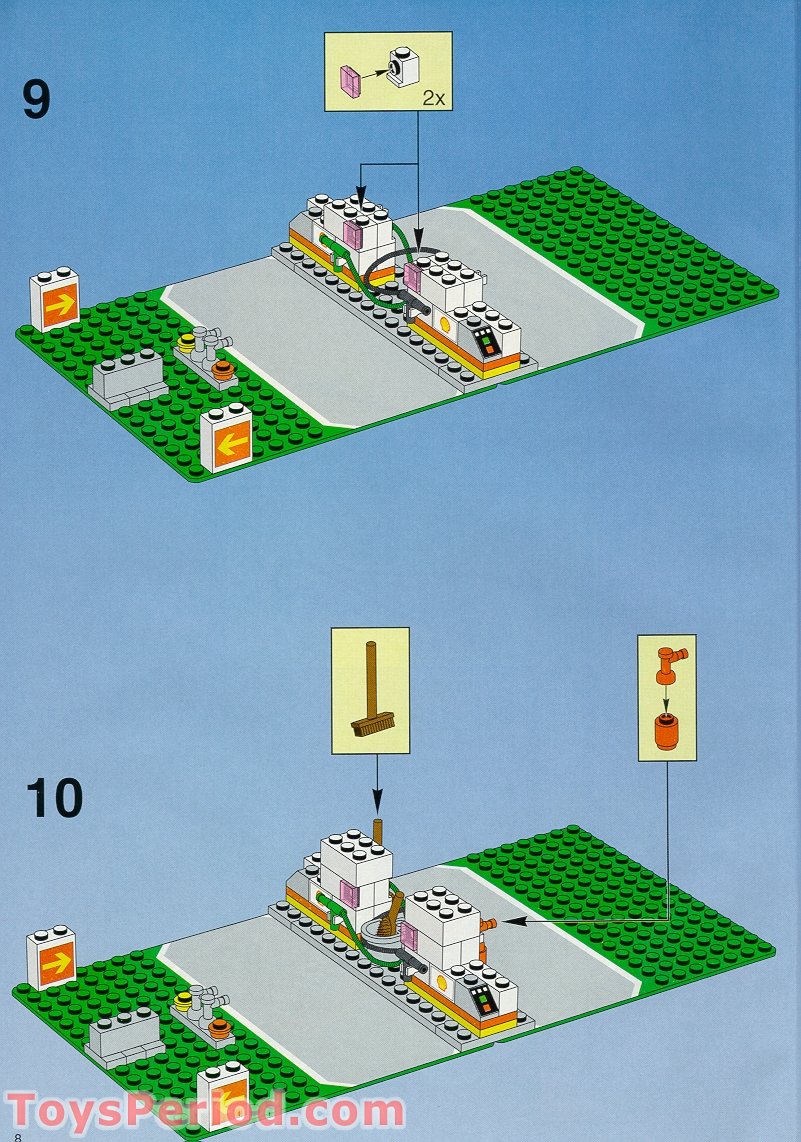 LEGO 1256-1 Shell Promotional Set - Service Station Series - Gas Pumps ...