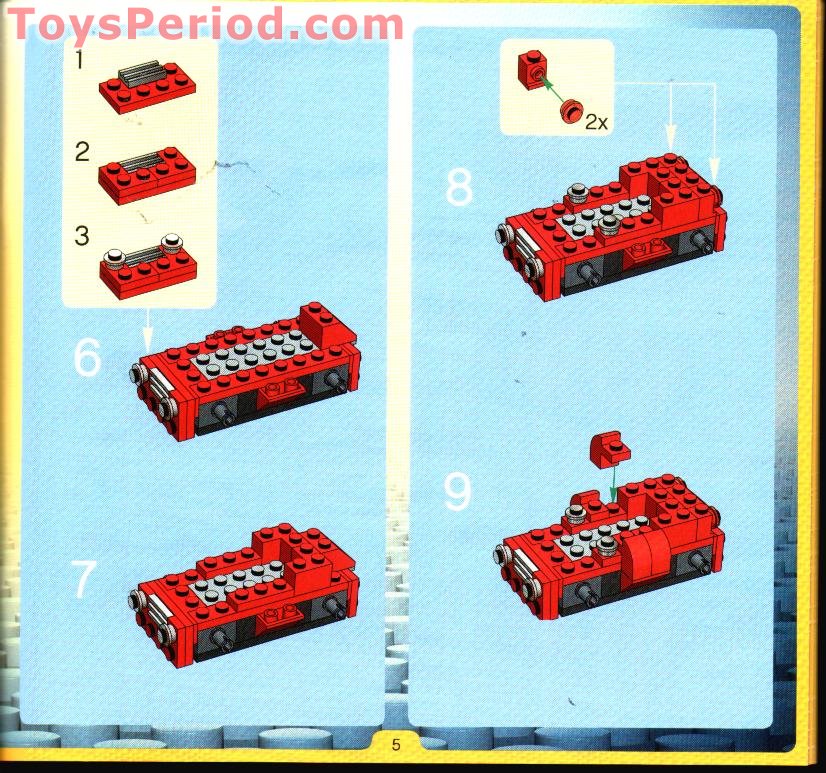 LEGO 4883 Gear Grinders Instructions and Parts List