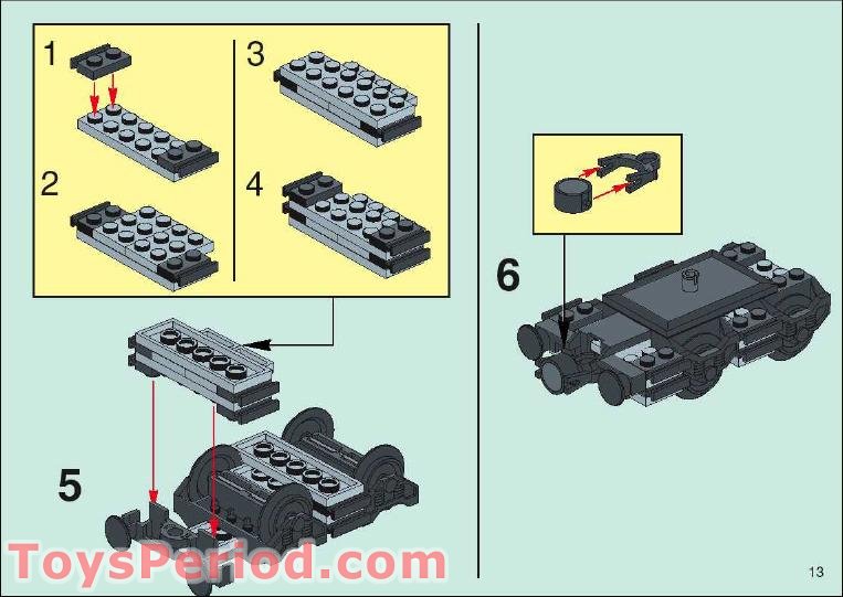 LEGO 4534 LEGO Express Instructions and Parts List
