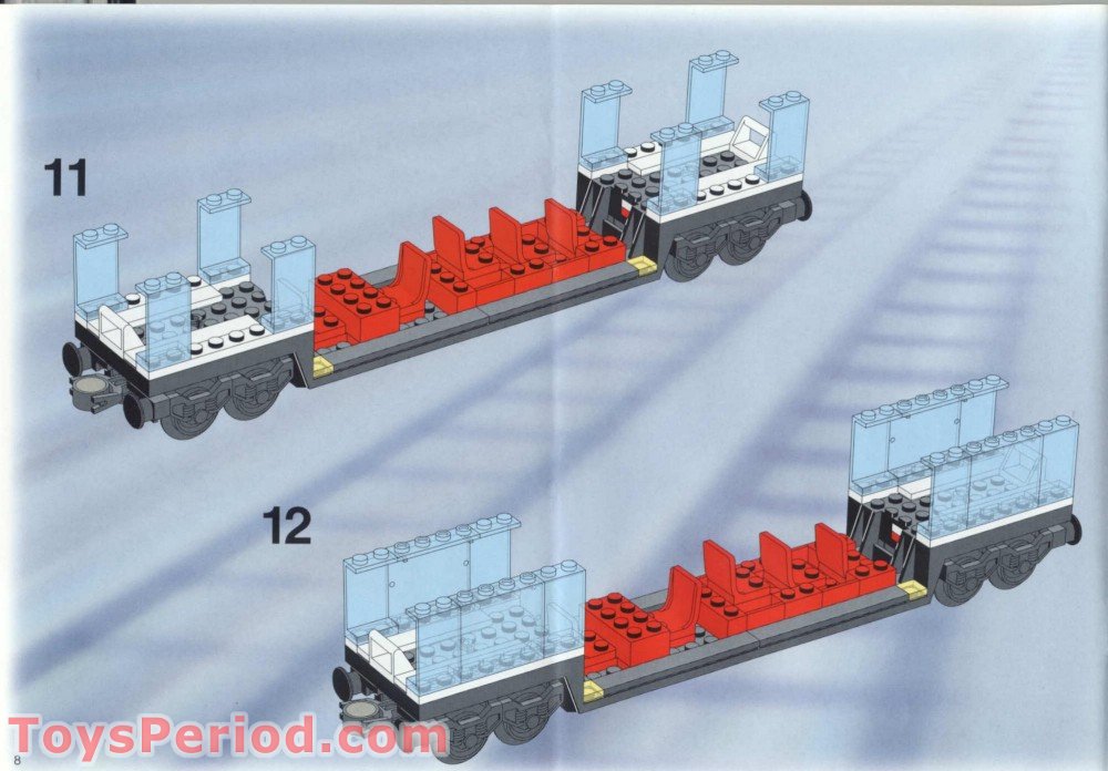 LEGO 4560 Railway Express Instructions and Parts List