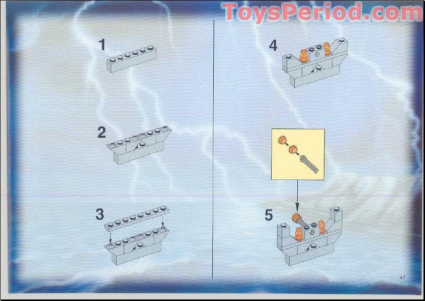 LEGO 6776 Ogel Control Center Instructions and Parts List