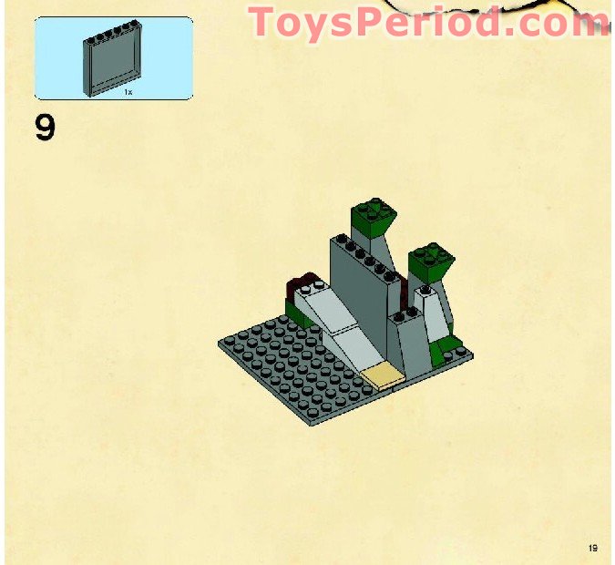 LEGO 6253 Shipwreck Hideout Instructions and Parts List