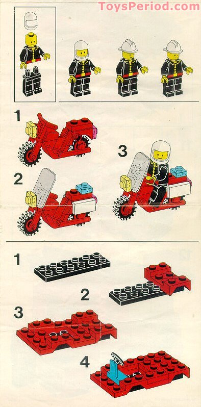 LEGO 6366 Fire and Rescue Squad Instructions and Parts List