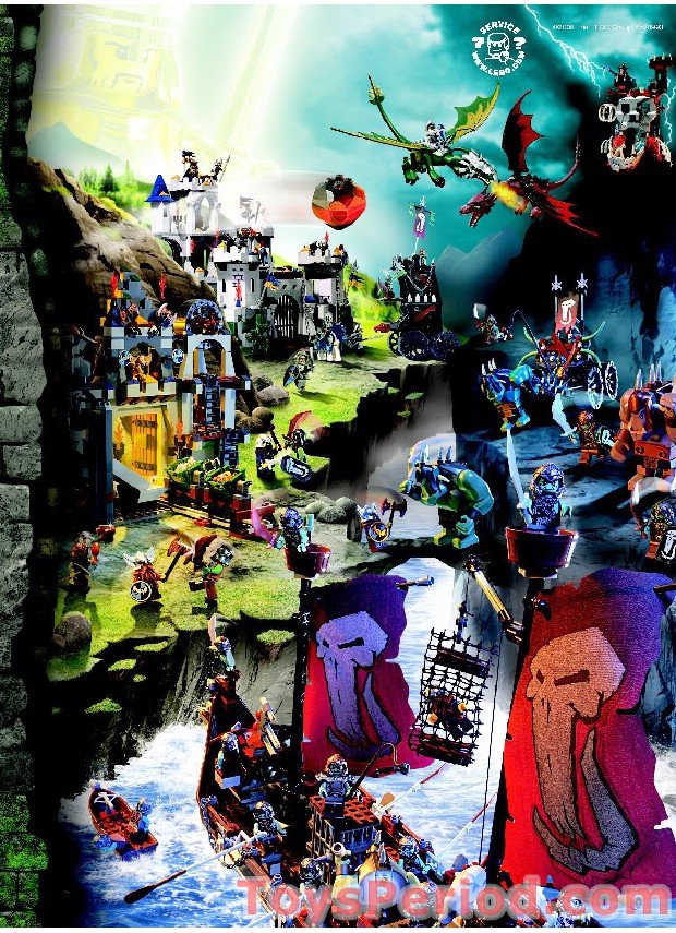 LEGO 7037 Tower Raid Instructions and Parts List