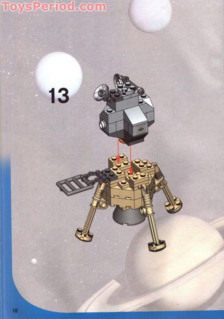 LEGO 7468 Saturn V Moon Mission Instructions and Parts List