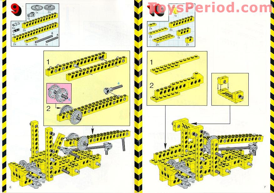 LEGO 8034 Universal Building Set Instructions and Parts List
