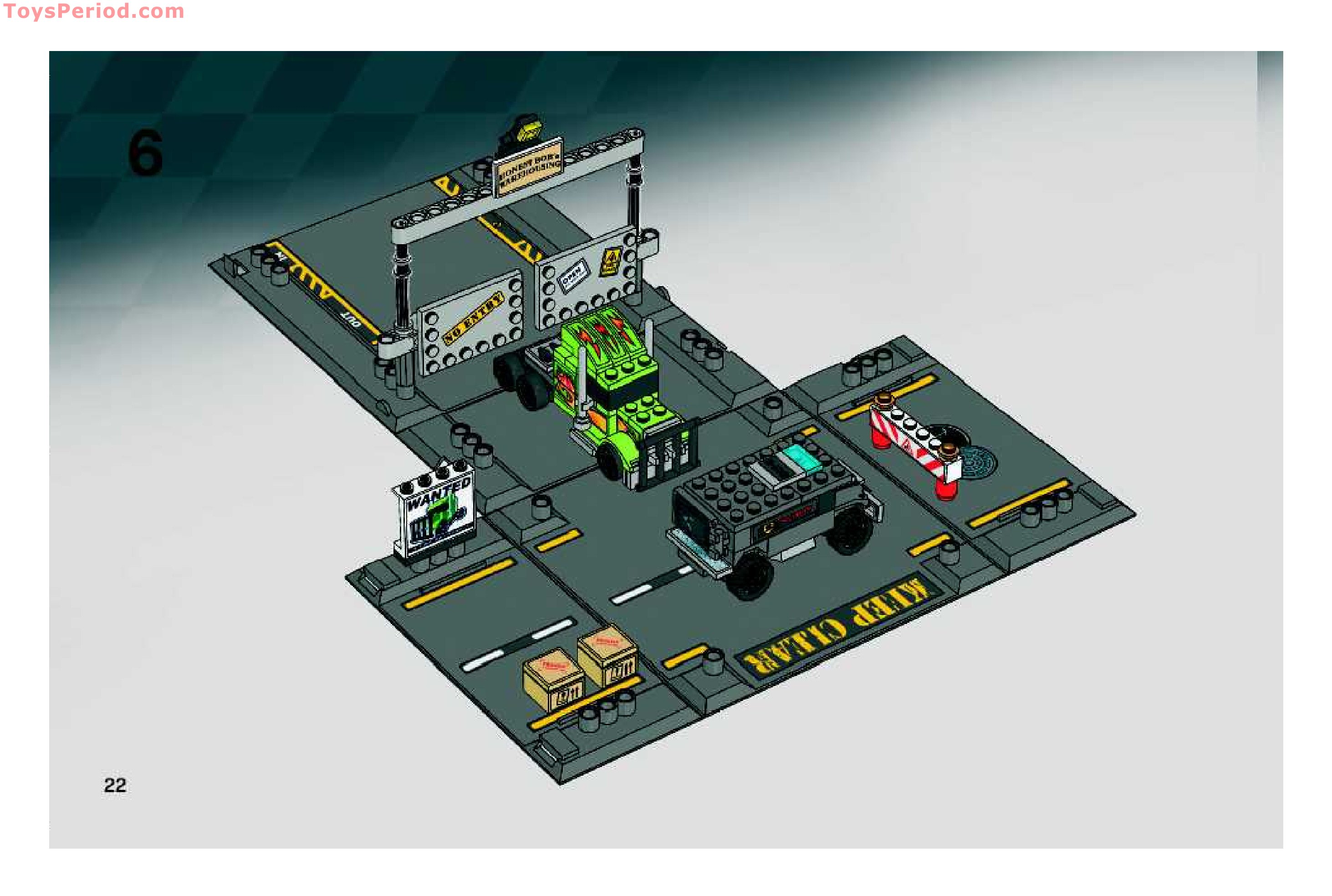 LEGO 8199 Security Smash Instructions and Parts List