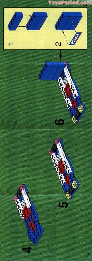 LEGO 3314 Stadium Security Instructions and Parts List