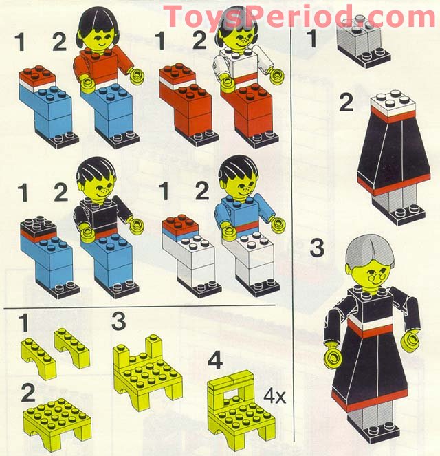 LEGO 5235-2 Schoolroom Instructions and Parts List