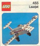 LEGO 455-1 Learjet Instructions and Parts List