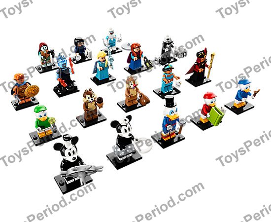 LEGO 71024 Minifigure, Disney, Series 2 Set Parts List