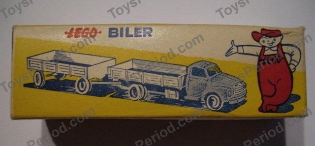 LEGO 1253-2 HO Scale Bedford Flatbed Truck Set Parts List