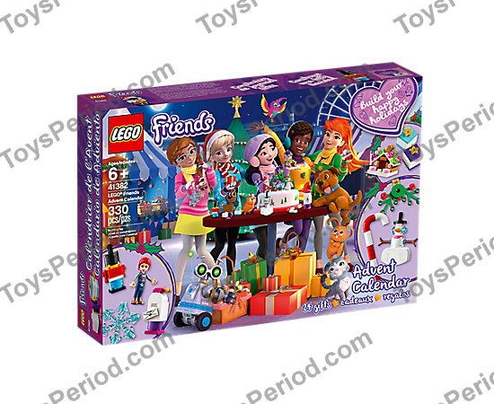 LEGO 41382 Advent Calendar 2019, Friends Set Parts List