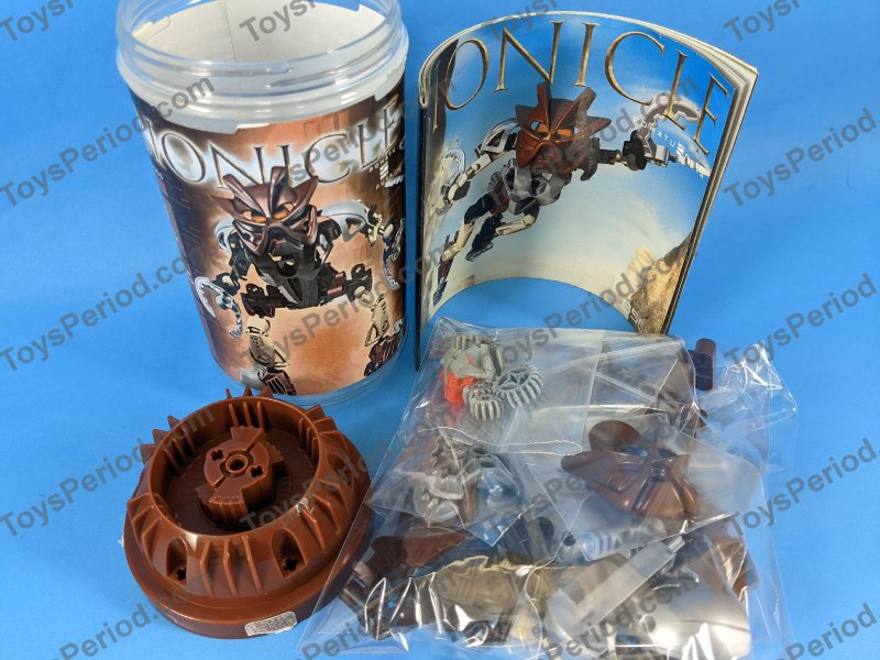 Bionicle Sets - LEGO 8568 Bionicle Pohatu Nuva 100% Complete Toa Figure