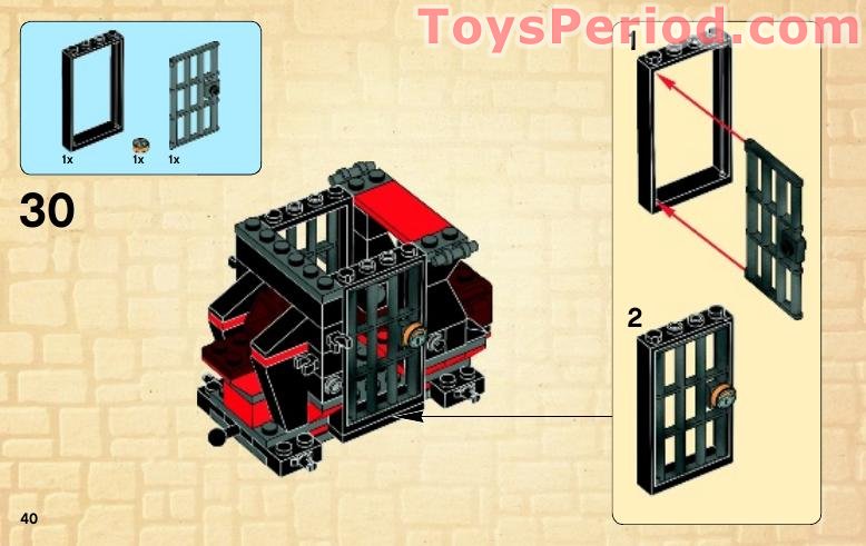 LEGO 70401 Gold Getaway Instructions and Parts List