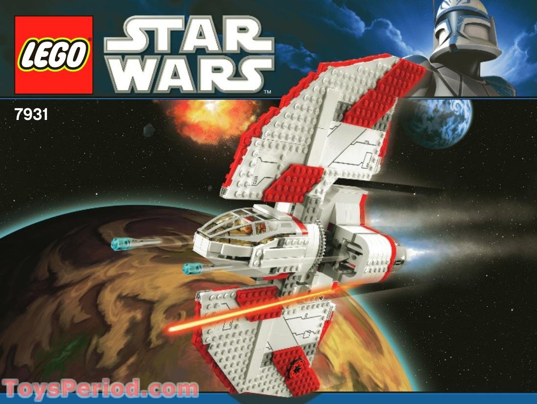 LEGO 7931 T-6 Jedi Shuttle Instructions and Parts List