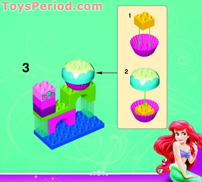 LEGO 10515 Ariel's Undersea Castle Instructions and Parts List