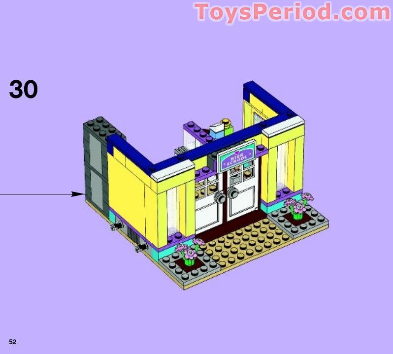 LEGO 41005 Heartlake High Instructions and Parts List