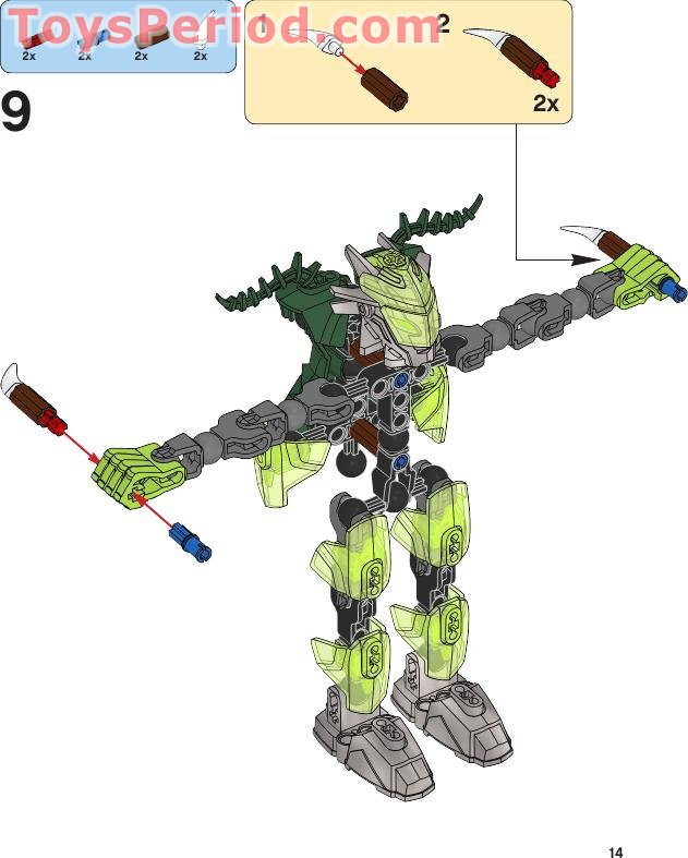 LEGO 44006 Breez Instructions and Parts List