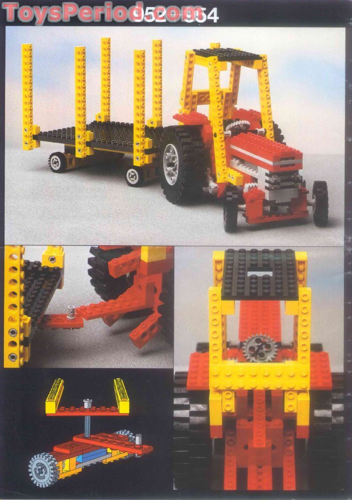 LEGO 950 Fork Lift Instructions and Parts List
