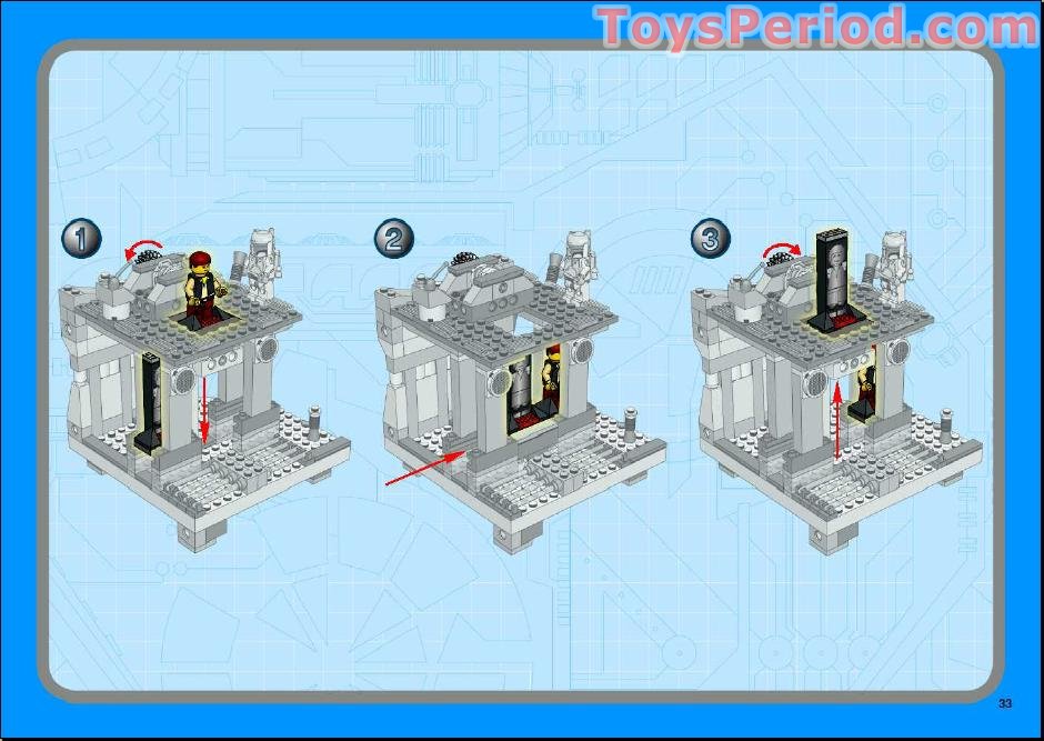 LEGO 10123 Cloud City Instructions and Parts List