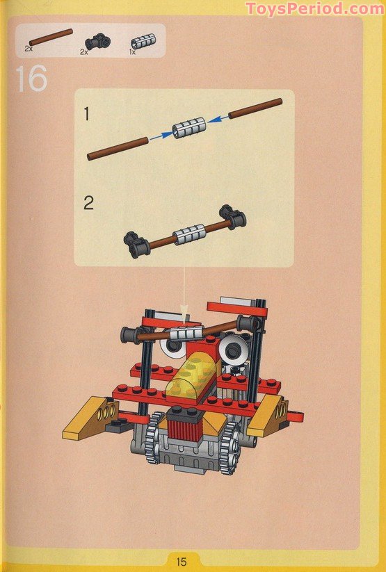 LEGO 4093 Wild Windup Instructions and Parts List