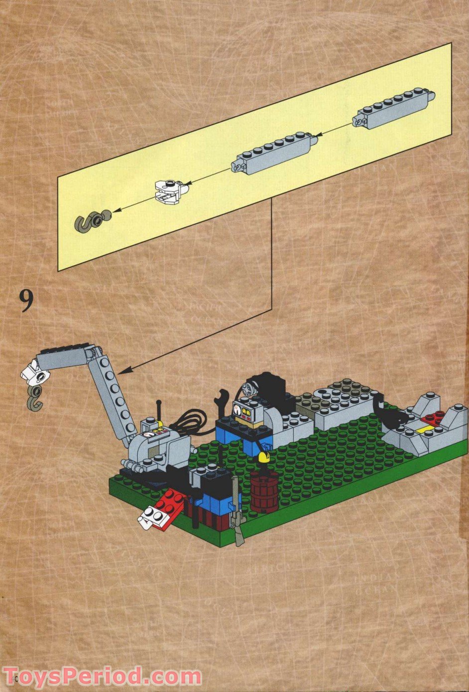 LEGO 5987 Dino Research Compound Instructions and Parts List