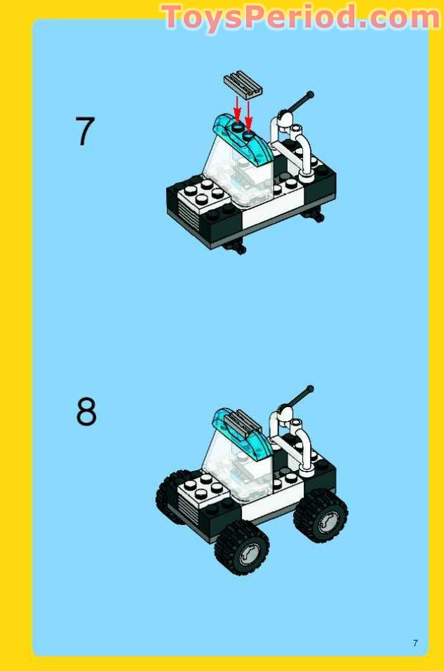 LEGO 6164 LEGO Rescue Building Set Instructions and Parts List