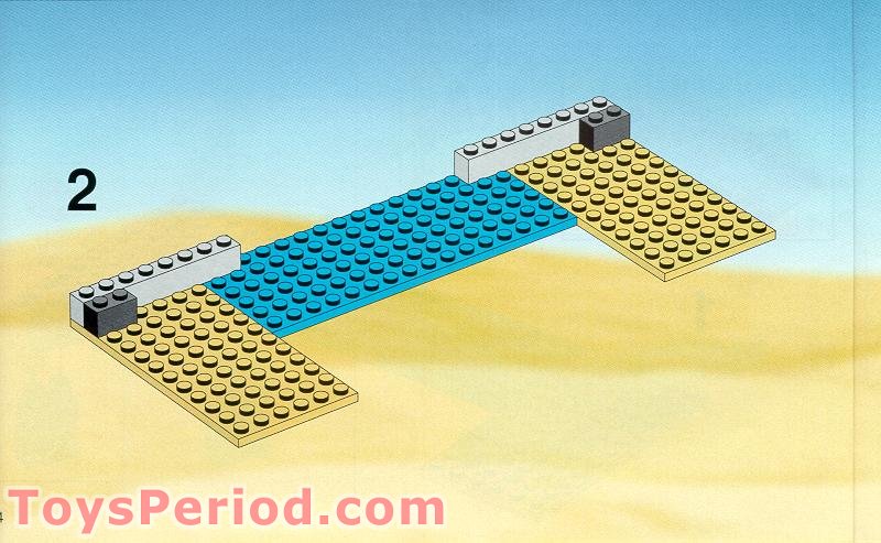 LEGO 6490 Amazon Crossing Instructions and Parts List