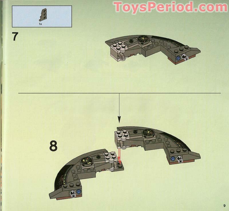 LEGO 7697 MT-51 Claw-Tank Ambush Instructions and Parts List