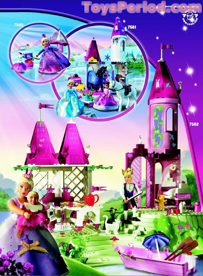 LEGO 7581 Winter Royal Stables Instructions and Parts List