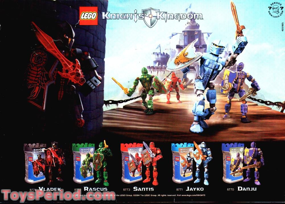 LEGO 8780 Citadel of Orlan Instructions and Parts List