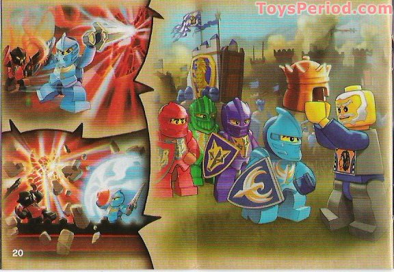 LEGO 8873 Fireball Catapult Instructions and Parts List