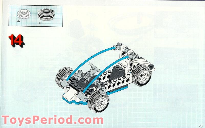 LEGO 8216 Turbo I Instructions and Parts List