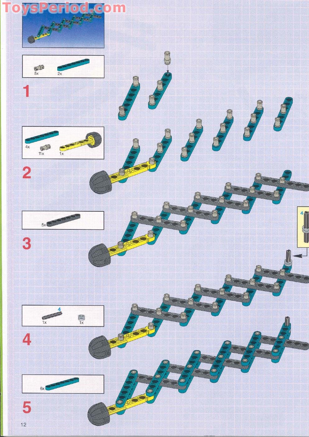LEGO 8266 Super Challenge Instructions and Parts List