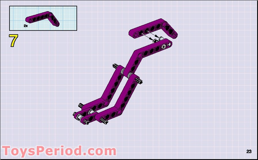 LEGO 8268 Scorpion Attack Instructions and Parts List