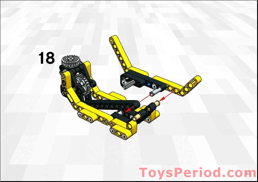 LEGO 8451 Dumper Instructions and Parts List