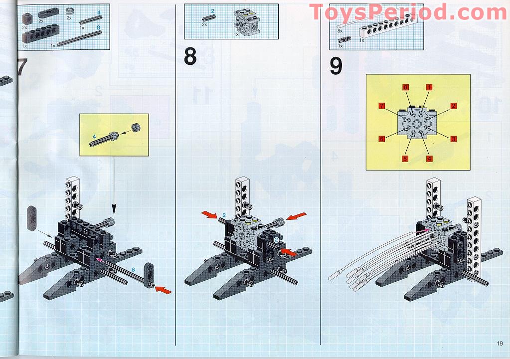 LEGO 8480 Space Shuttle Instructions and Parts List