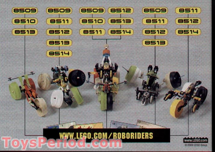 LEGO 8509 Swamp Instructions and Parts List