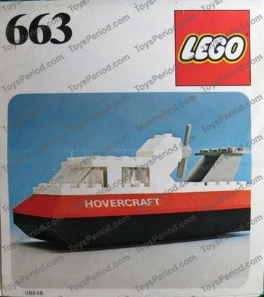 LEGO 663 Hovercraft Instructions and Parts List