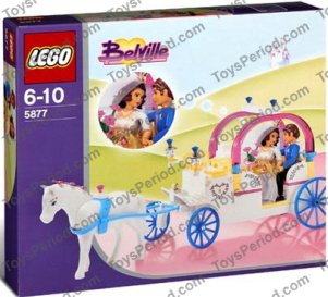 LEGO 5877 Bryllupskareten (Wedding Coach) Instructions and Parts List