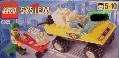 LEGO 6325 Package Pick-Up Instructions and Parts List