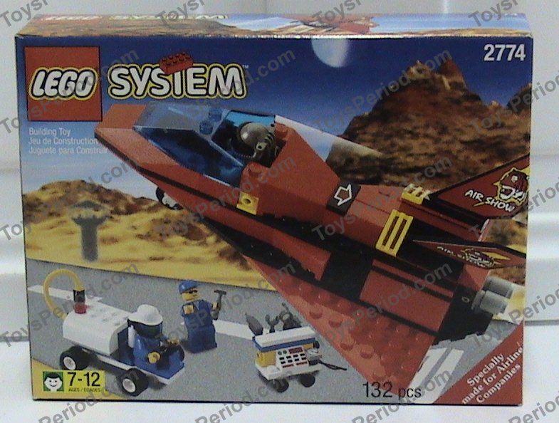 LEGO 2774 Airshow - Red Tiger Instructions and Parts List