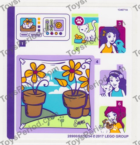 LEGO Sets with Part 41305stk01 Sticker Sheet for Set 41305 - (28900/ ...