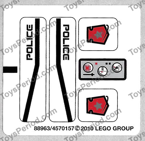 LEGO Sets with Part 5981stk01 Sticker Sheet for Set 5981 - (88963/4570157)