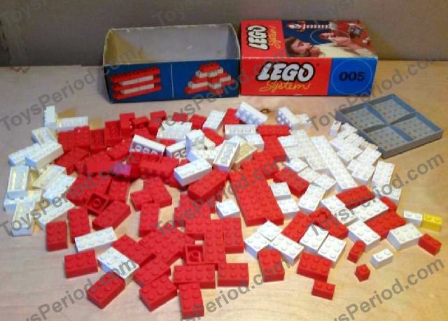 LEGO 005-1 Basic Building Set in Cardboard from 1965 | LEGO Reference