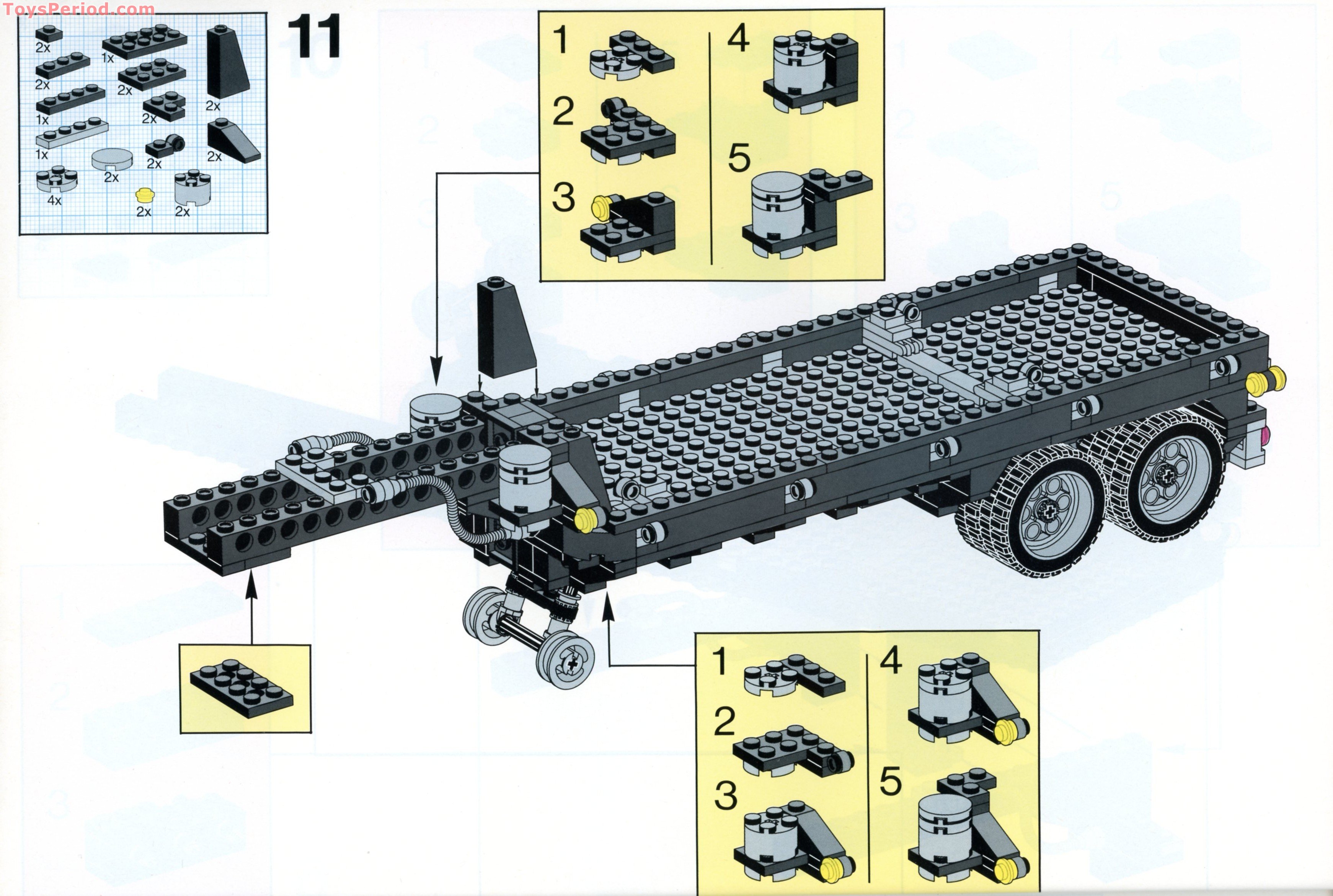 LEGO 5590 Whirl and Wheel Super Truck Instructions and Parts List
