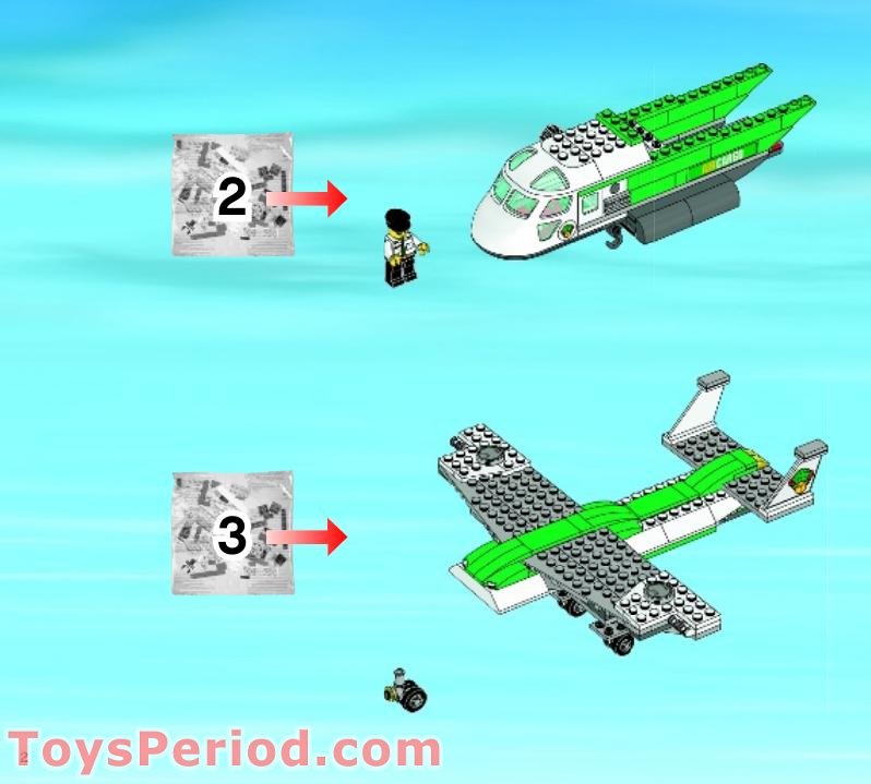 LEGO 60021 Cargo Heliplane Instructions and Parts List